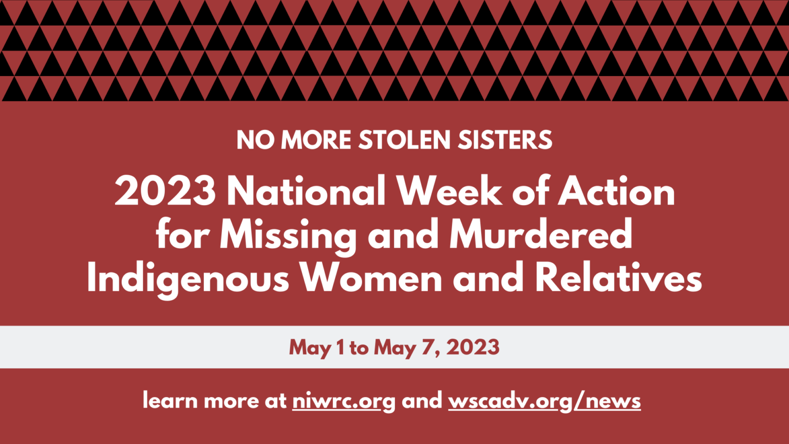2023 Week of Action for Missing and Murdered Indigenous Women and ...
