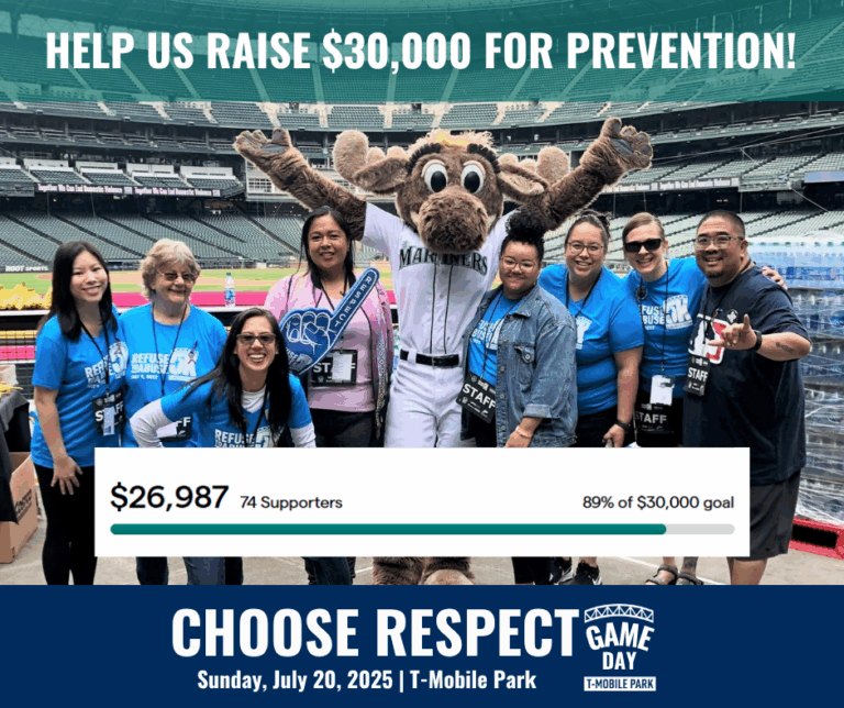 Choose Respect: Refuse To Abuse® Game Day – Washington State Coalition ...
